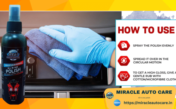 Miracle Auto Care Professional All-in-One Car Dashboard Polish, Pack of ...